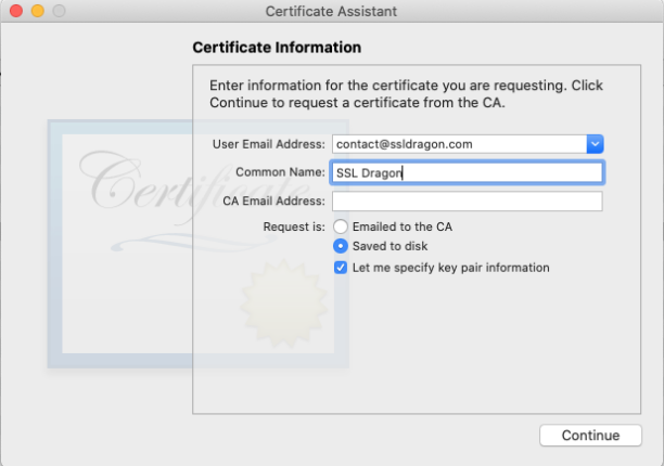 How to Generate a CSR on Mac with Keychain Access - SSL Dragon