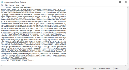 How to Generate a CSR for Code Signing Certificates with OpenSSL