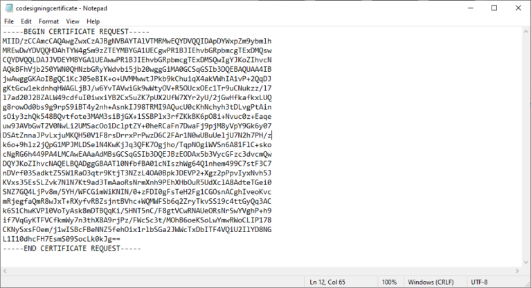 How to Generate a CSR for Code Signing Certificates with OpenSSL