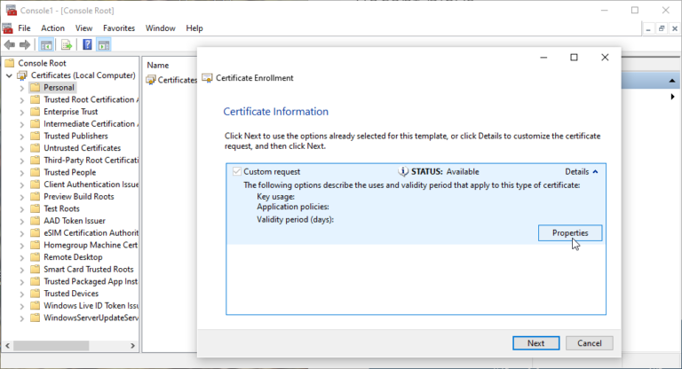 How to Generate a CSR for Code Signing Certificates via MMC