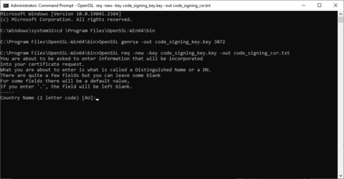How To Generate A Csr For Code Signing Certificates With Openssl