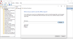 How to Generate a CSR for Code Signing Certificates via MMC
